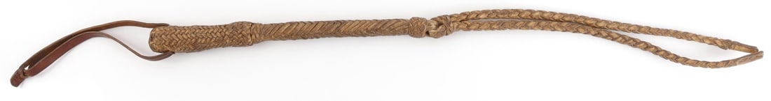 Two-tailed Braided Rawhide Quirt - Jul 09, 2025 | Affiliated Auctions In Fl