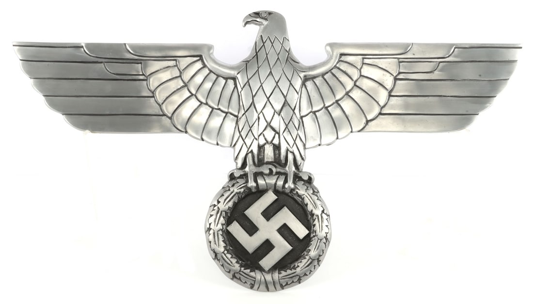 Wwii German Third Reich Large Railroad Eagle Auction