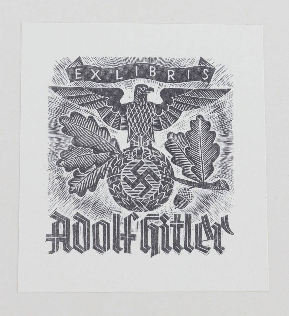 Wwii German Third Reich Hitler Ex Libris Book - Jul 09, 2025 ...