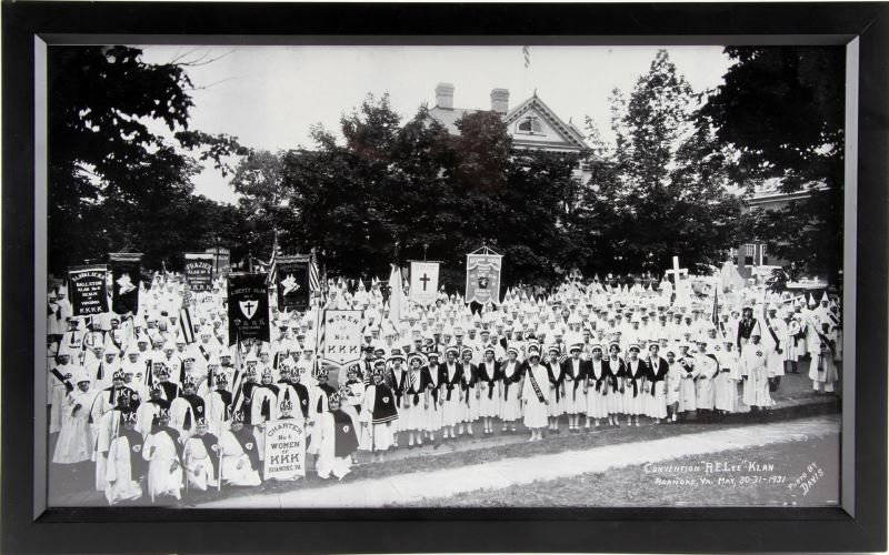 1931 Photo Women Of R.e.lee Kkk Klan Roanoke Va