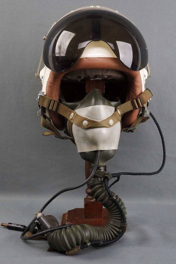 Named Toptex 3bm Flight Helmet With Visor & Mask - Aug 06, 2025 ...