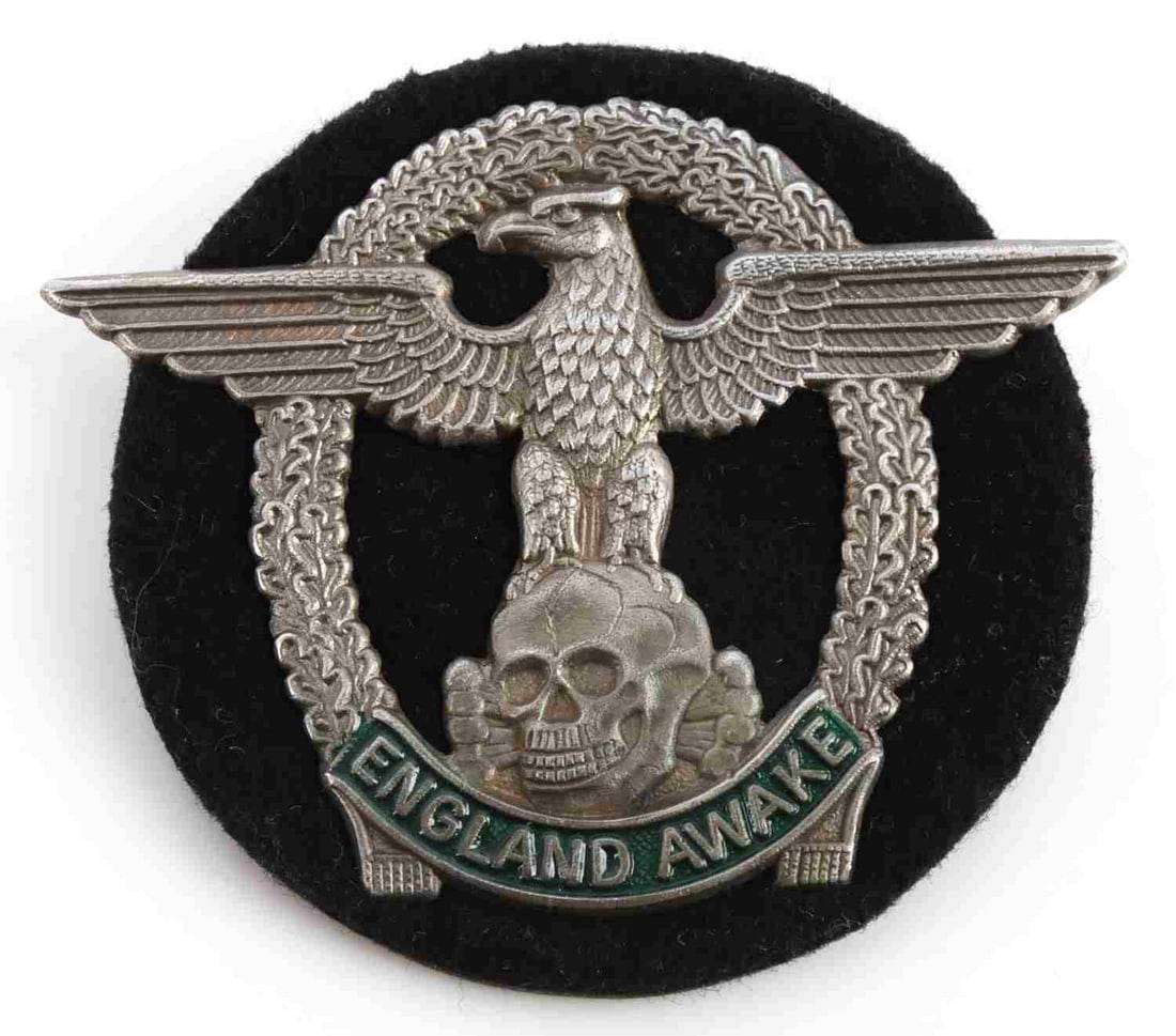 Wwii German Third Reich England Awake Party Badge Auction