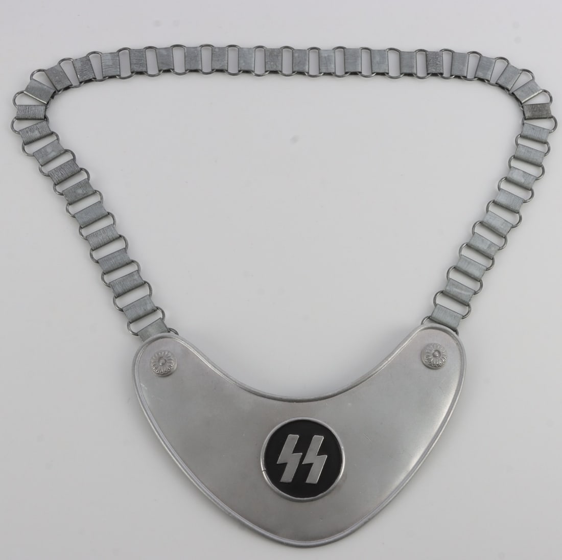 Wwii German Third Reich Ss Standard Bearer Gorget Auction