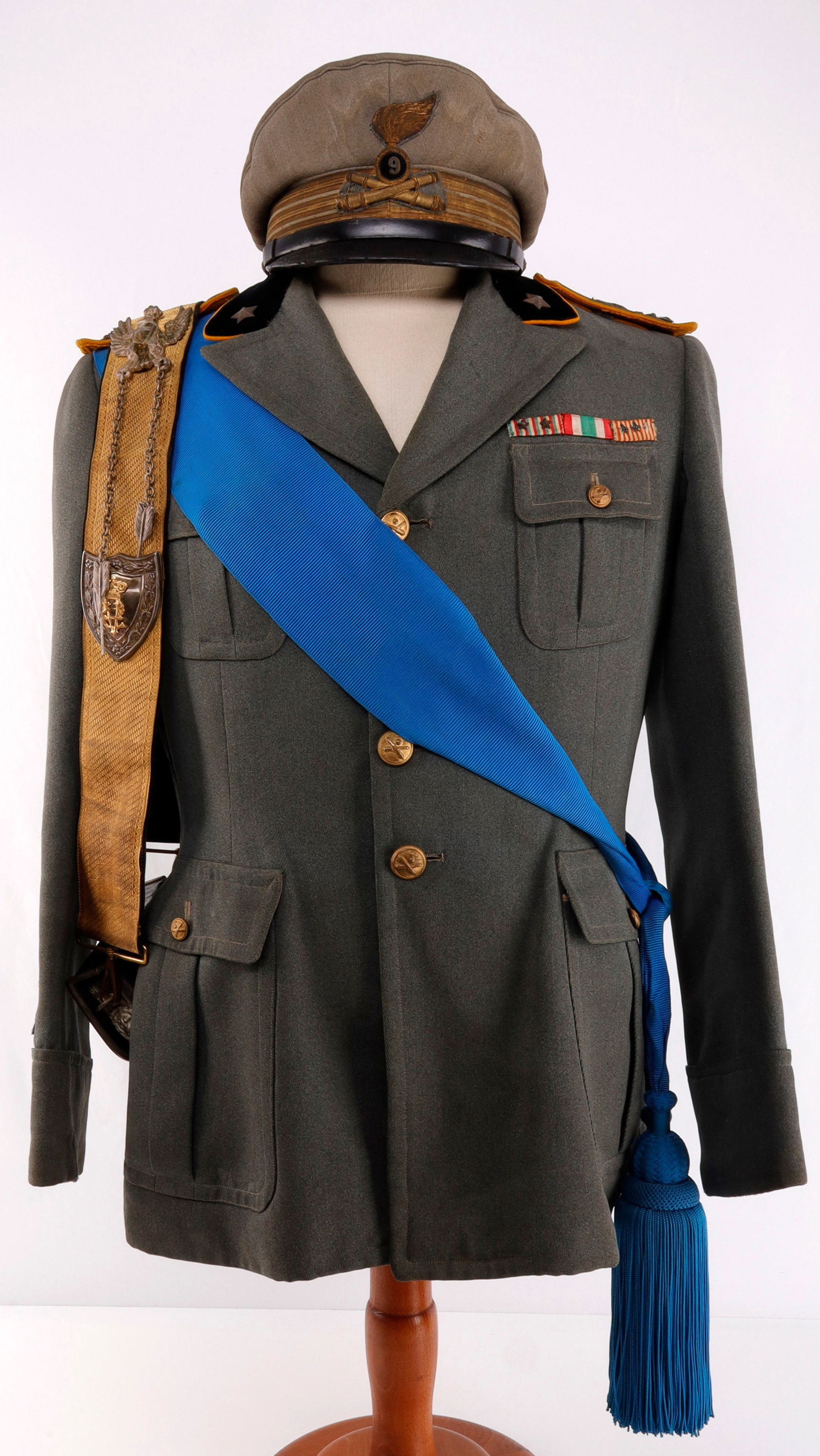 Wwii Italian Fascist 9th Artillery Officer Uniform Auction