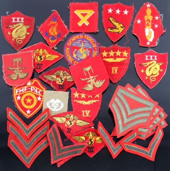 WWII NAVY AMPHIBIOUS BULLION PATCH & USMC PATCHES - Apr 13, 2013 ...