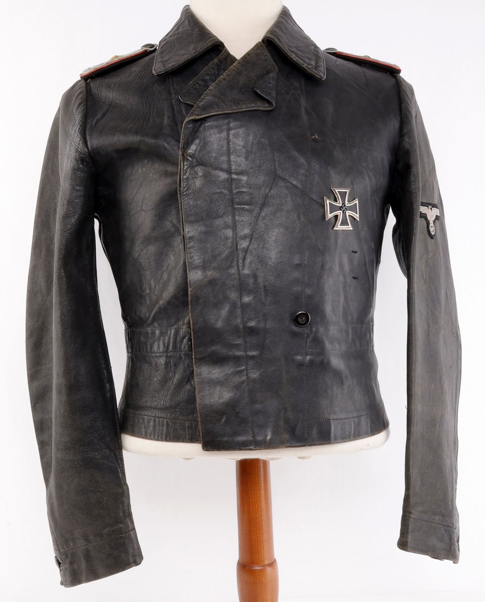 Leather Panzer Wrap For Obersturbanfuhrer Auction