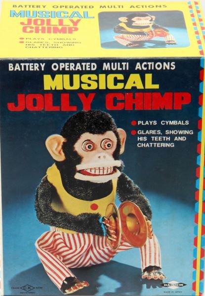 VINTAGE MUSICAL JOLLY CHIMP NEW IN BOX - May 04, 2013 | Affiliated ...