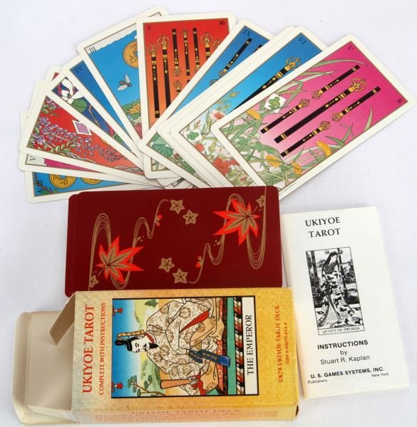 UKIYO-E TAROT DECK 1982 MADE IN JAPAN BY ANGEL CO.