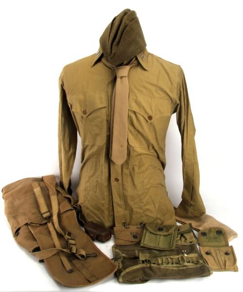 WWI WWII WEB GEAR USMC PACK MARINE OFFICER UNIFORM