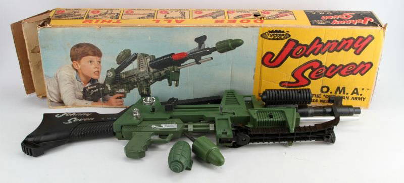 Mint In Box Topper Toys Johnny Seven Oma Toy Gun