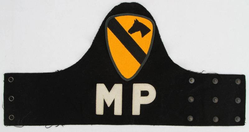 Wwii United States 1st Cavalry Mp Armband