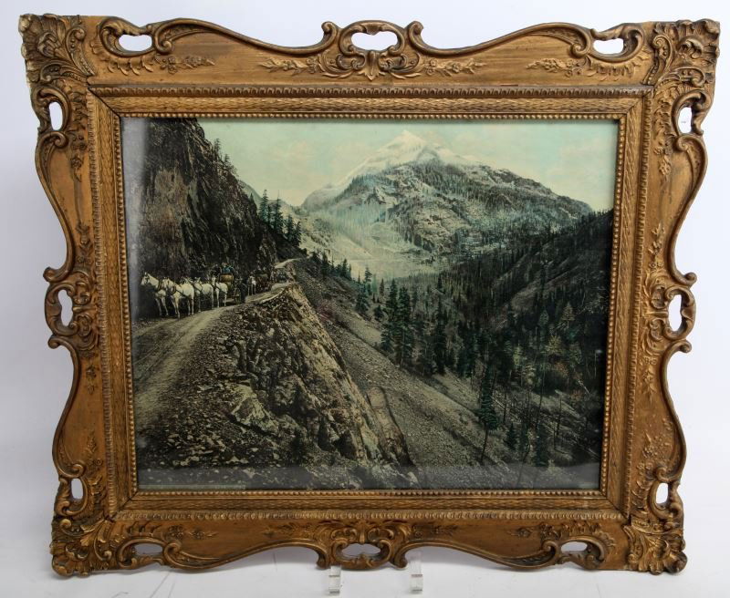 FRAMED MULLER LUCHSINGER & CO. LITHOGRAPH