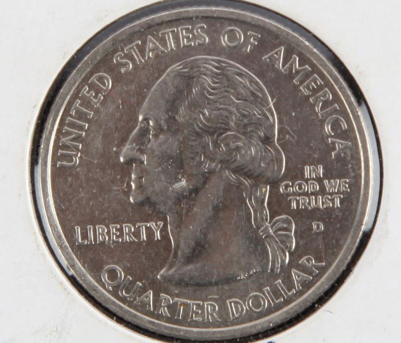 2004 Wisconsin Au State Quarter High Leaf Error