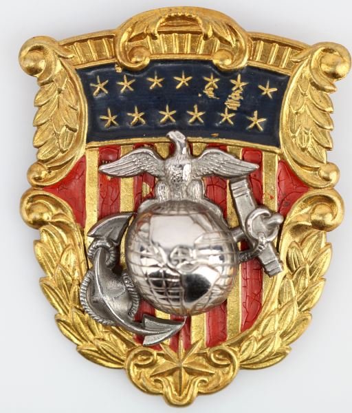 MODEL 1876 USMC EM SHAKO PLATE