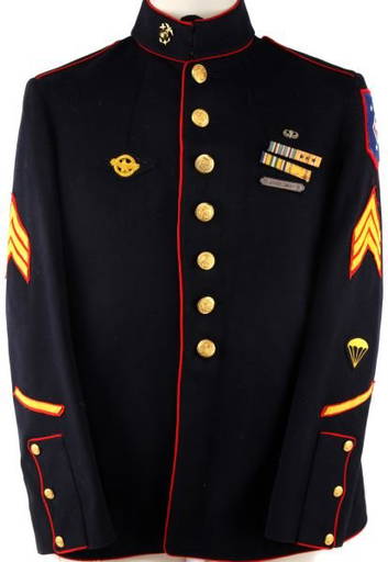 WWII USMC DRESS BLUES 1ST PARAMARINES TUNIC - Oct 12, 2013 | Affiliated ...