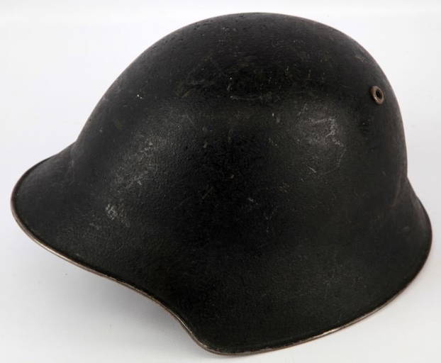 Wwii Swiss Army Helmet With Liner & Chin Strap