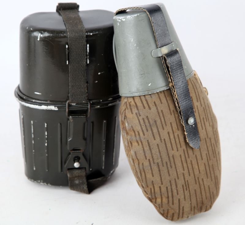 German Wwii Era Canteen And One Modern Us Canteen