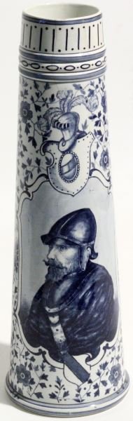 LATE 19TH C. LARGE ROYAL BONN DELFT GERMAN STEIN