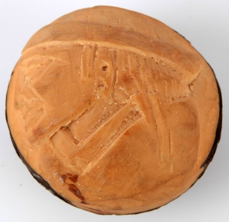 CARVED ECUADORIAN TAGUA NUT ECUADOR FARMER