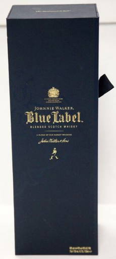 Johnny Walker Blue Casket Box & Bottle