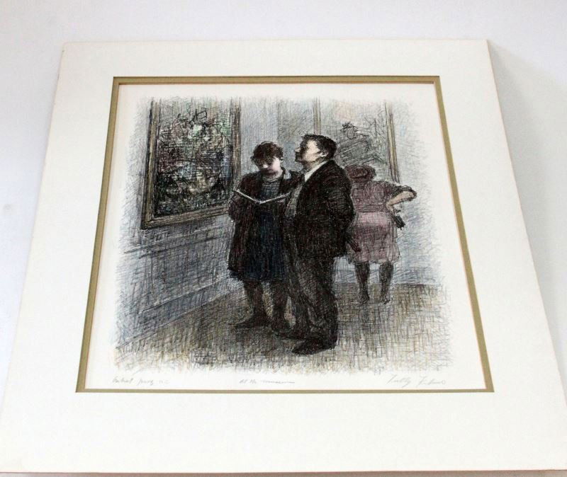 TULLY FILMUS ARTIST PROOF H. C. "AT THE MUSEUM"