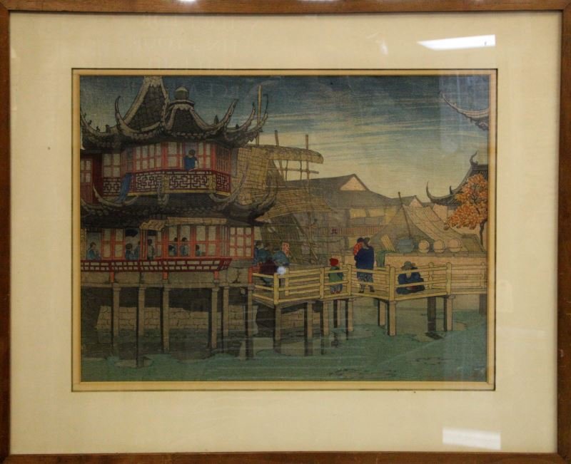 ORIGINAL ELIZABETH KEITH WOODBLOCK PRINT TEA HOUSE - Jun 15, 2014 ...