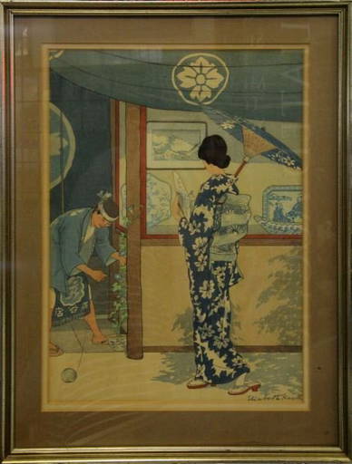 ELIZABETH KEITH WOODBLOCK PRINT BLUE AND WHITE - Jun 15, 2014 ...