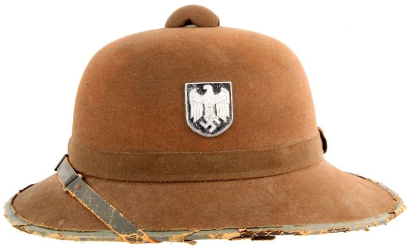 1942 German 2nd Model Dak Tropical Pith Helmet