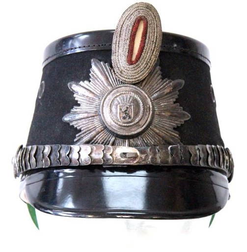 Wwii German Berlin Police Shako By F. Becker & Co