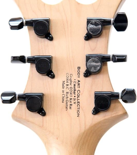 BC RICH JR-V KIT RAE BODY ART ELECTRIC GUITAR : Lot 5364