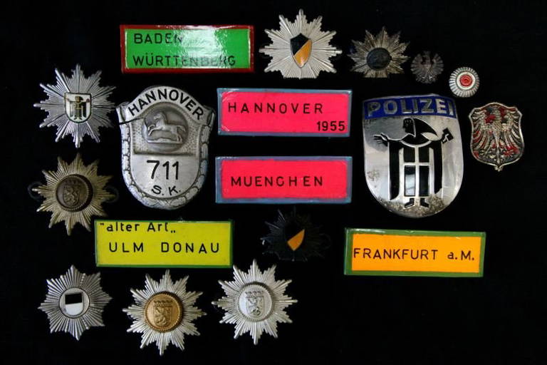 Antique Obsolete German Police Badge Insignia Lot