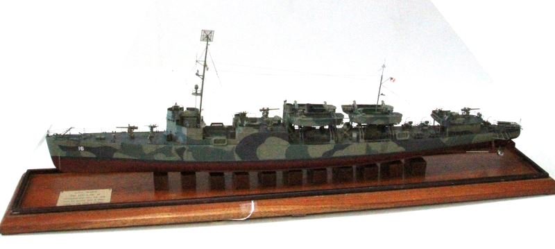 USS WARD DD 139/APD 16 SHIP MODEL FICKLEN 1:96