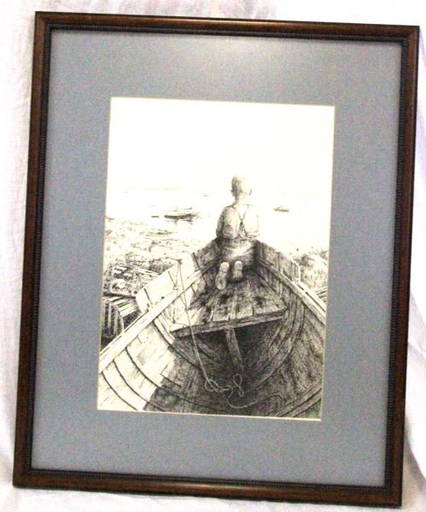 Signed Work By Peter Bugda 199/500 Pen & Ink