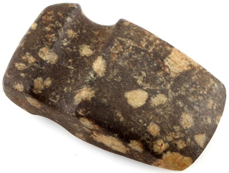 Alabama Porphyry Stone 3/4 Grooved Axe Head