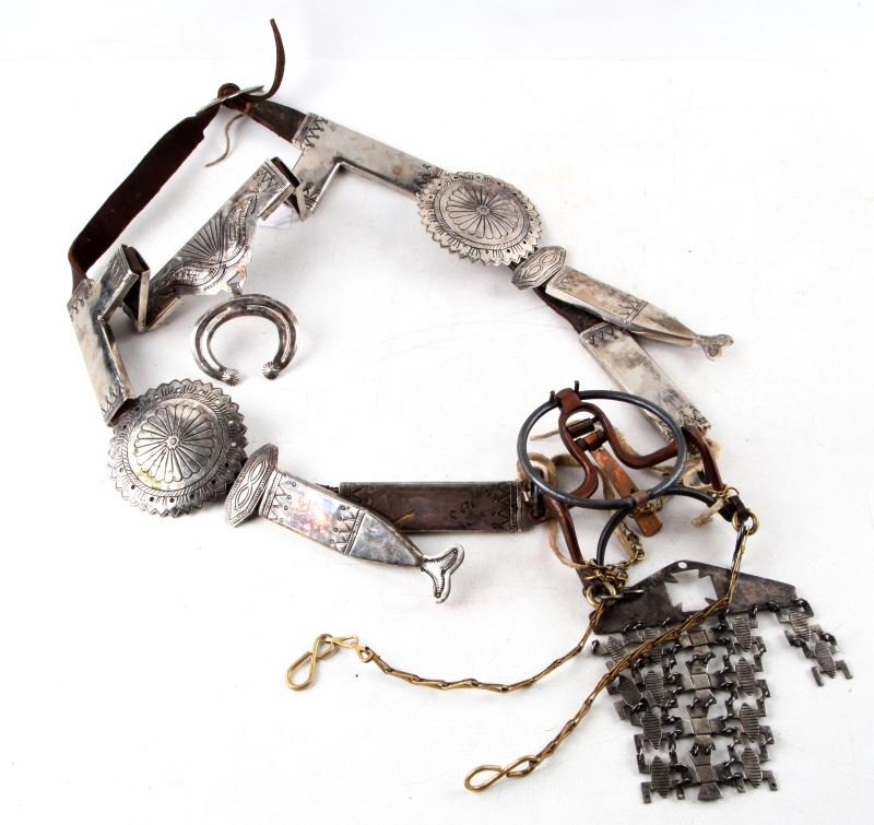 Vintage Navajo Horse Bridle Handmade