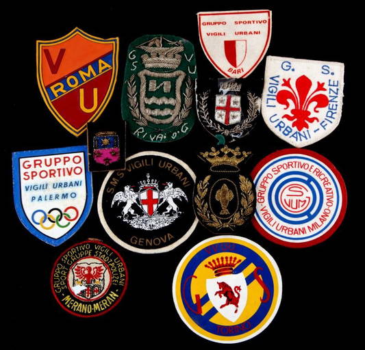 Vintage Italian Regions Police Patch Lot