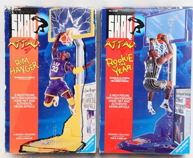 Shaq Attack Figurines In Original Packaging