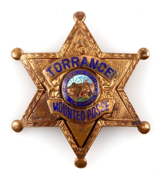 OBSOLETE POLICE BADGE TORRANCE MOUNTED POLICE - May 2, 2015 ...