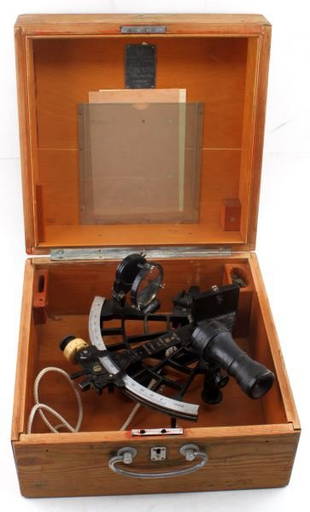 Wwii Nazi Marked C Plath Sextant From U 291 W/box