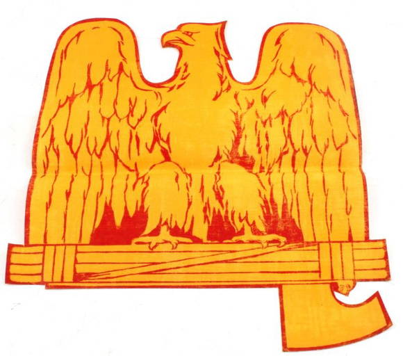 WWII ERA ITALIAN FASCIST SYMBOL PAINTED ON CANVAS - May 02, 2015 ...