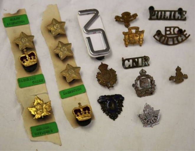 Canada Police Rank Insignia Collar Badge Shoulder