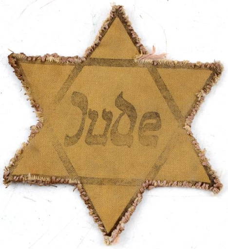 Wwii German Jude Star Of David Patch