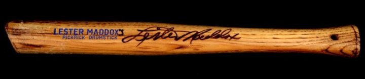 SIGNED GOVERNOR LESTER MADDOX'S PICKRICK DRUMSTICK