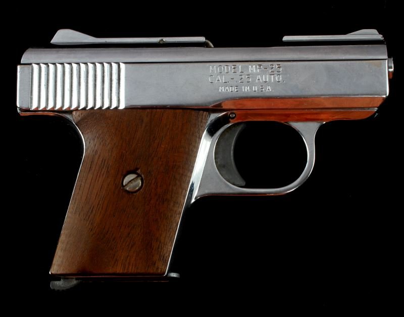 Raven Arms Mp 25 Automatic Pistol .25 Cal Nickel
