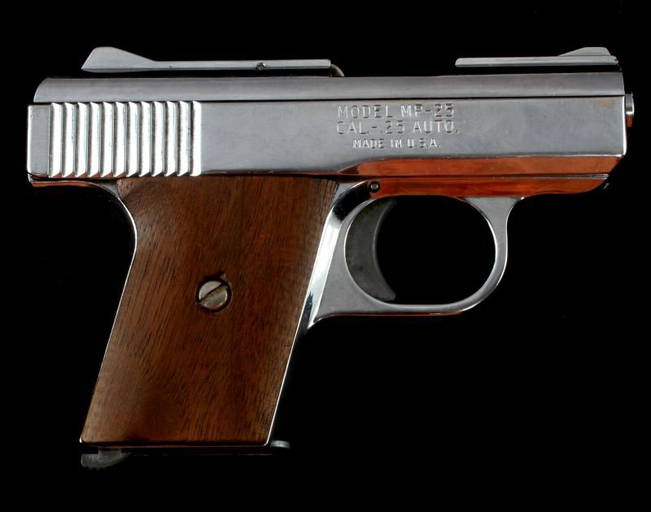Raven Arms Mp 25 Automatic Pistol .25 Cal Nickel