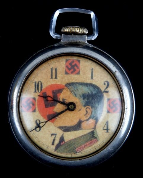 WWII THIRD REICH ADOLF HITLER POCKET WATCH