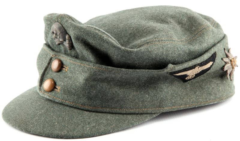 Waffen Ss Totenkopf M43 Field Cap Wwii German