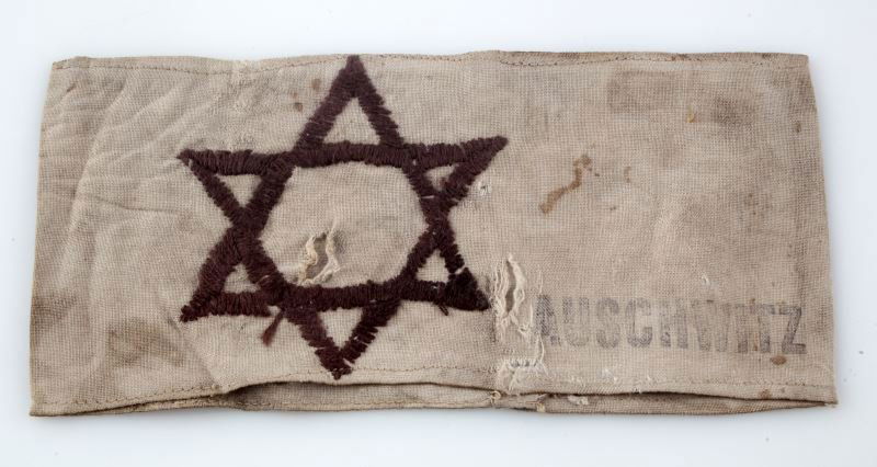 WWII JEWISH CONCENTRATION CAMP ARMBAND AUSCHWITZ