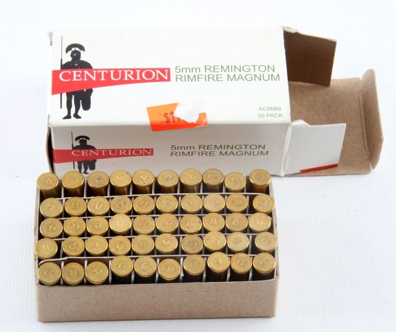 CENTURION 5MM REMINGTON RIMFIRE MAGNUM AMMUNITION
