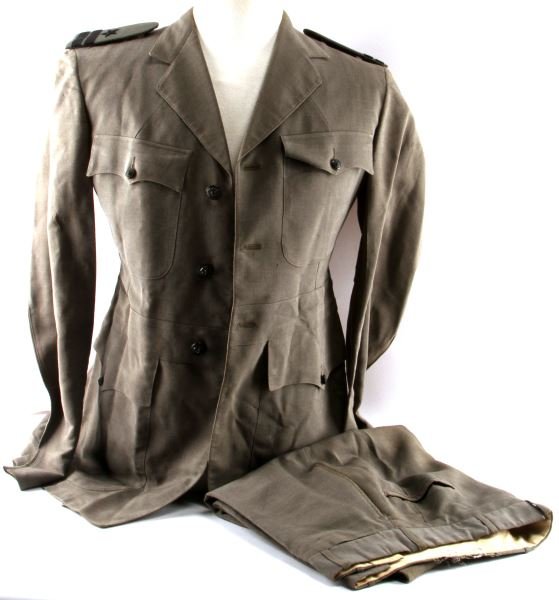 WWII US NAVY GREY UNIFORM WITH BLACK BUTTONS